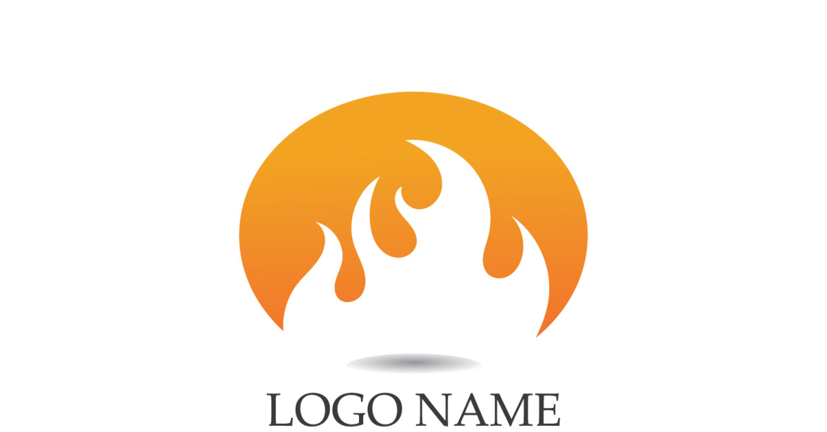 Roast fire and symbol vector design v23 - TemplateMonster