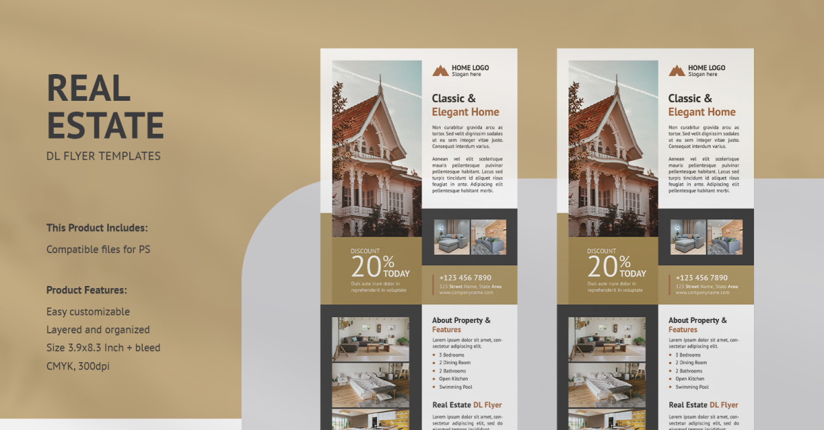 Real Estate DL Flyers Vol 49 #315638 - TemplateMonster
