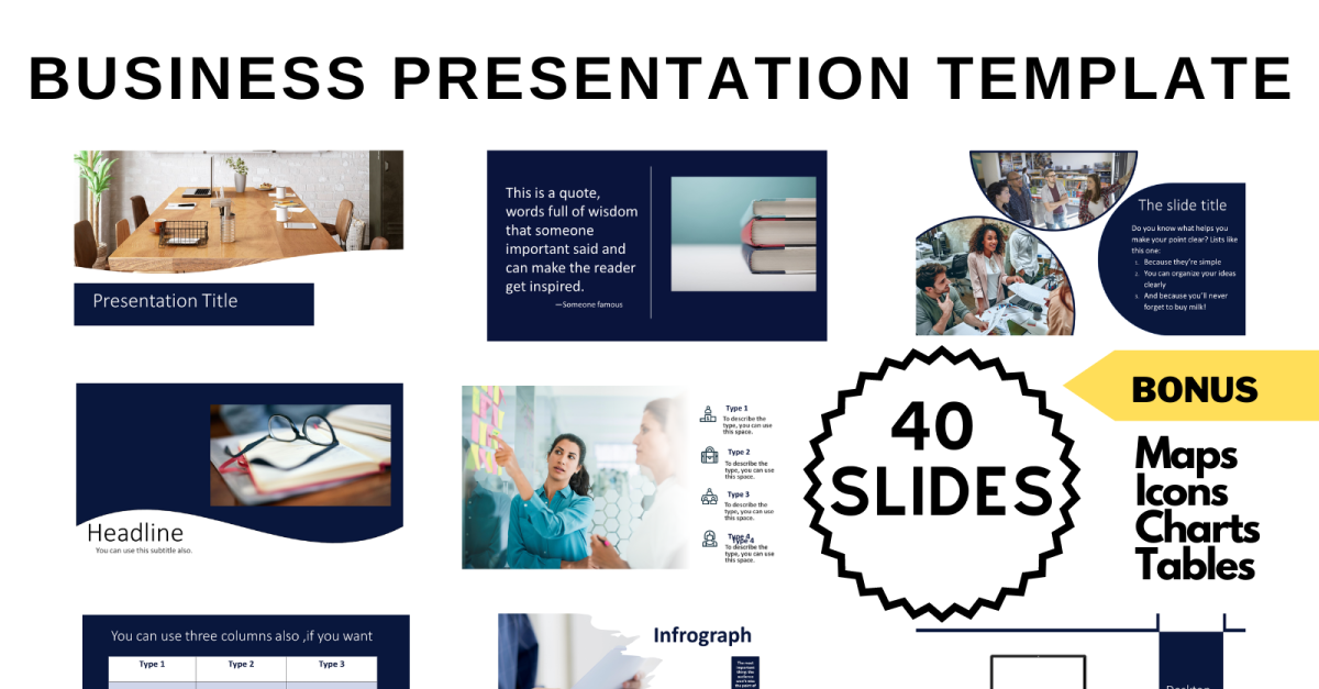 Eşsiz İş PowerPoint Sunum Şablonu PPT 3 - TemplateMonster