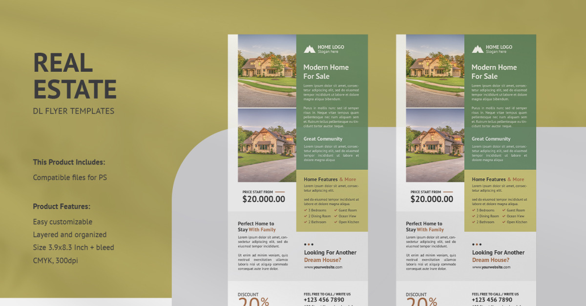 Real Estate DL Flyers Vol 53 #316420 - TemplateMonster