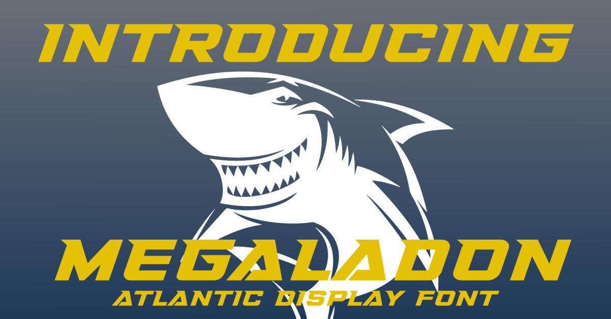 Megaladon - Display Fonts #316688 - TemplateMonster