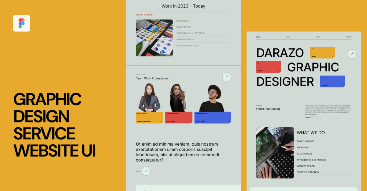 Graphic Design Service Website UI #316896 - TemplateMonster