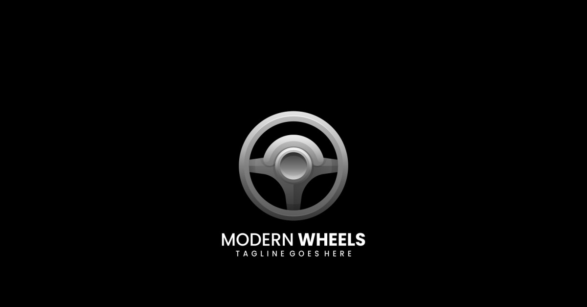 Modern Wheels Gradient Logo #316899 - TemplateMonster