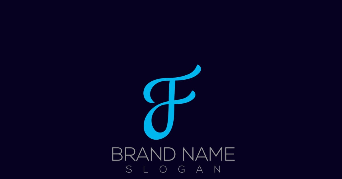 Calligraphy Logo | Premium Letter Tdf Or Ftf Calligraphy Logo Design