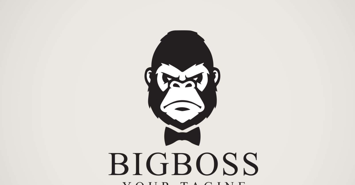 Le Big Boss - Logo Gorille #317378 - TemplateMonster