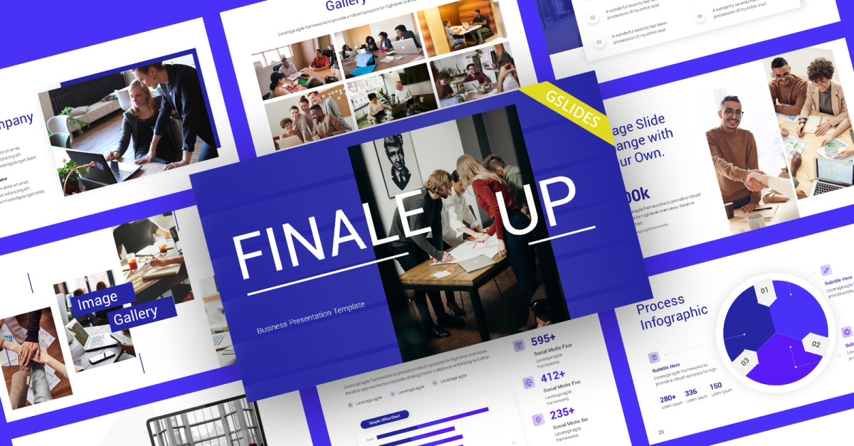 Modello per Presentazioni Google di Finale Creative Business