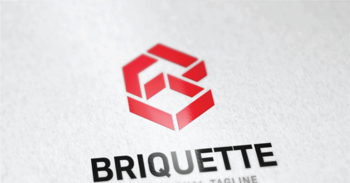 Briquette Logo or Letter B Logo #317552 - TemplateMonster