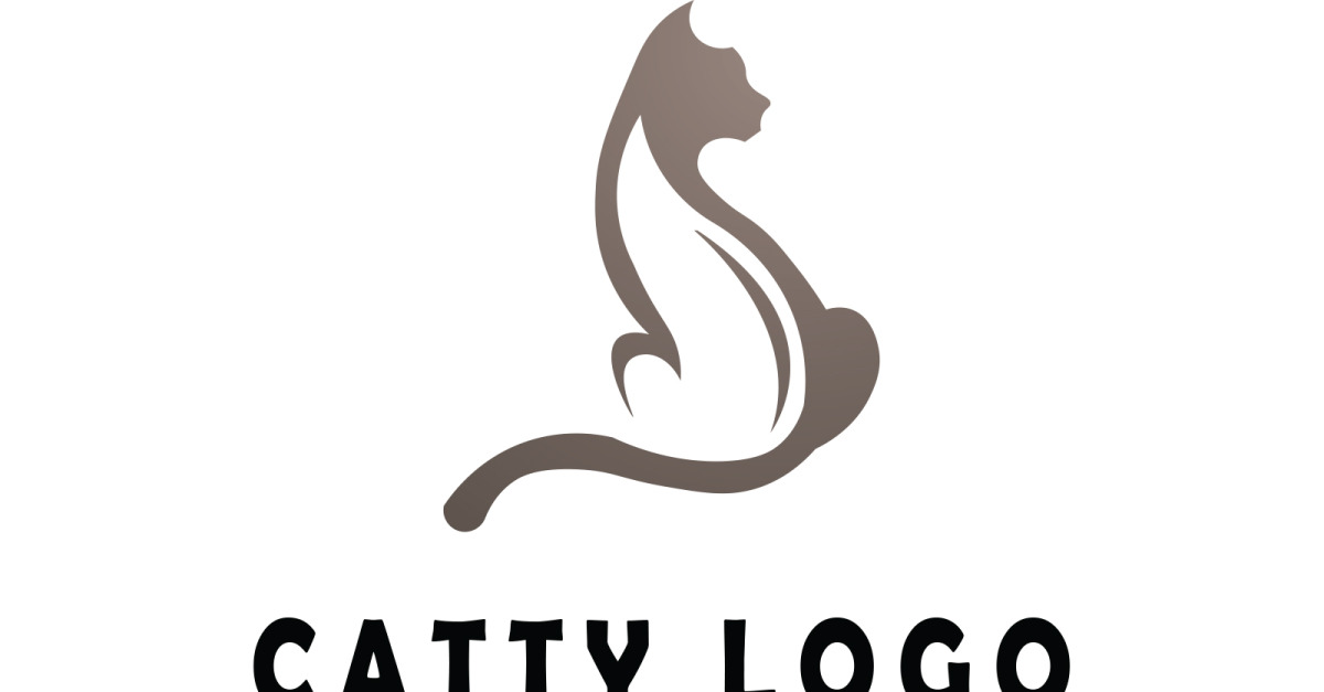 Modèle de logo Catty professionnel #317538 - TemplateMonster