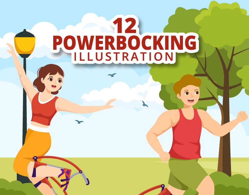 12 Powerbocking Sport Illustration #317581 - TemplateMonster