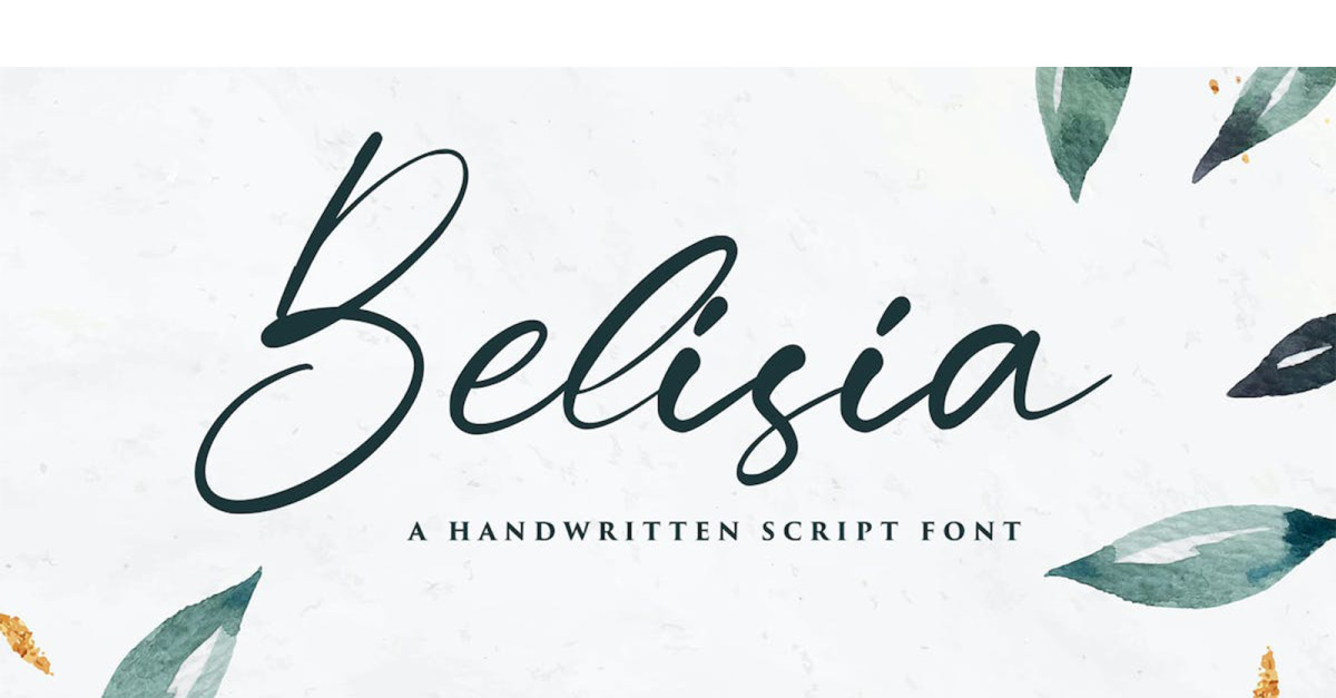 La fuente Belisia Script - La fuente Belisia Script