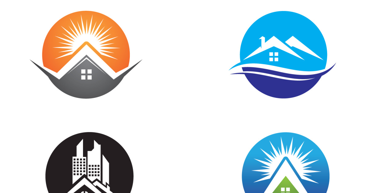 Home sell,property ,building logo vector v31