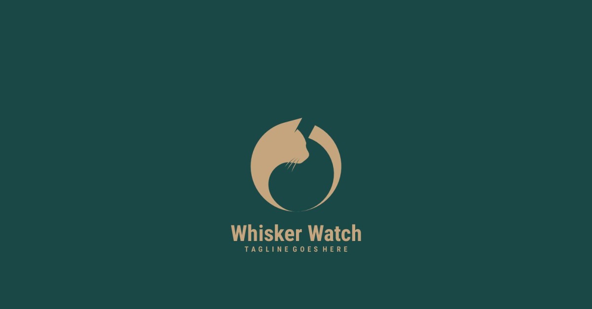 Whisker Watch silhouette Logo #318341 - TemplateMonster