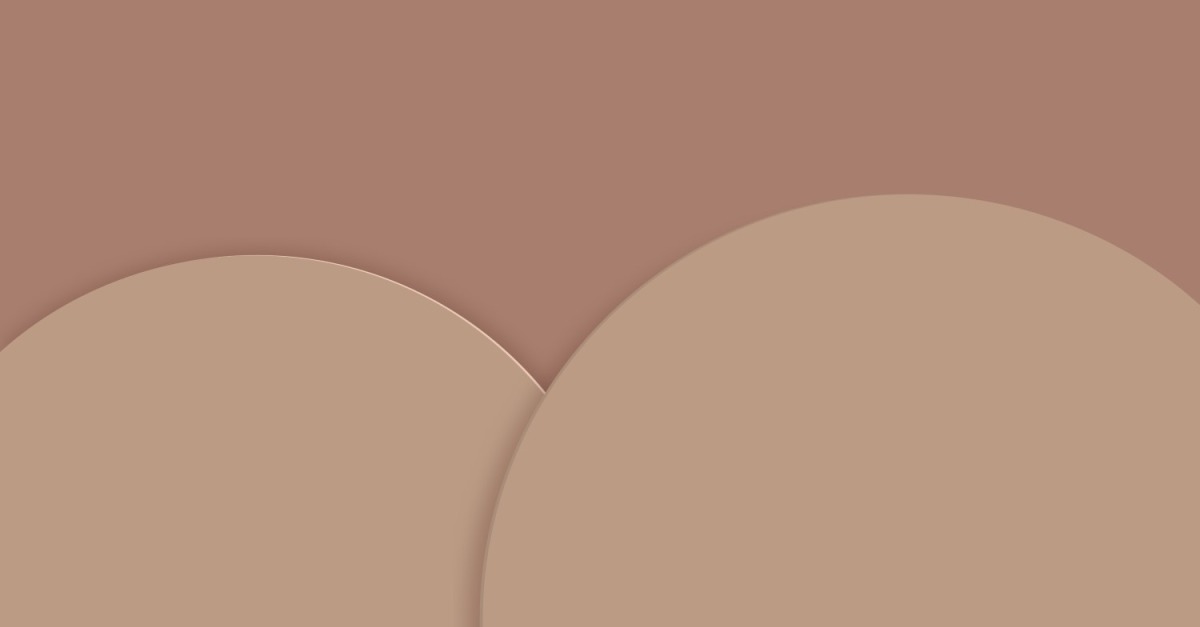 Cream Color Round podium with Round Shape Background