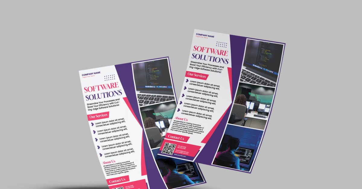 Plantilla de volante de servicio de software 1