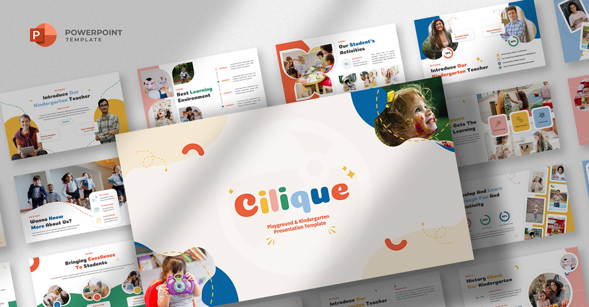 Cilique - Plantilla de PowerPoint para jardín de infancia