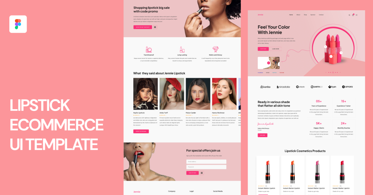 Lipstick eCommerce UI Template #319730 - TemplateMonster
