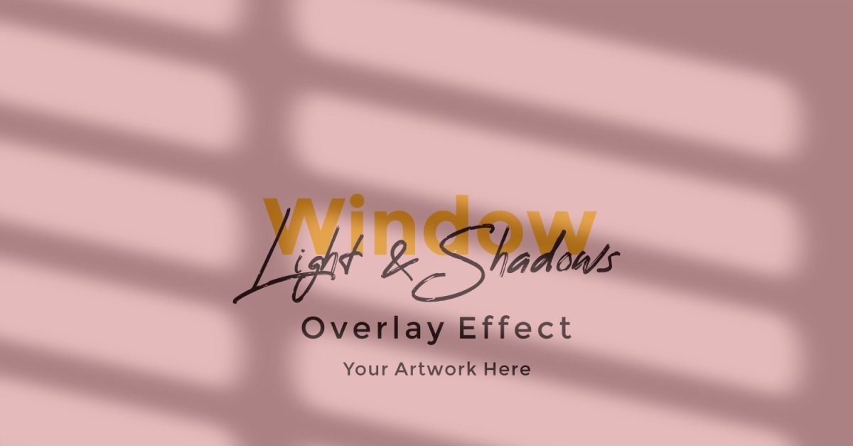 窗口阳光阴影叠加效果样机 429 #320253 - TemplateMonster