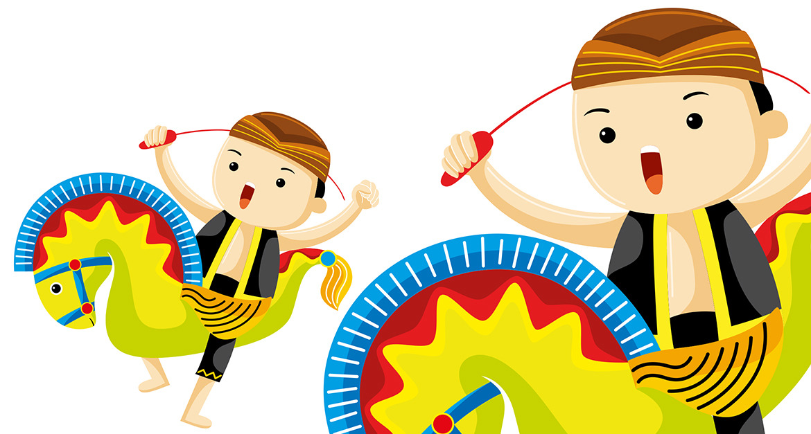 Lumping Horse Dance de Ponorogo #320781 - TemplateMonster