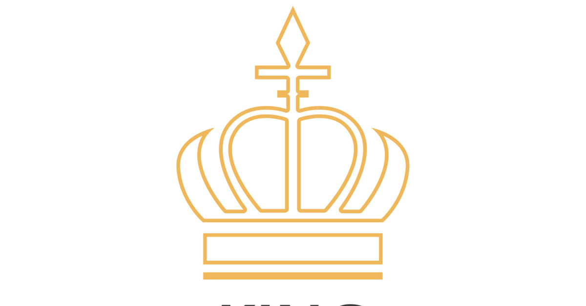 Kronkönig und Prinzen Logo Vorlage Vektor V28