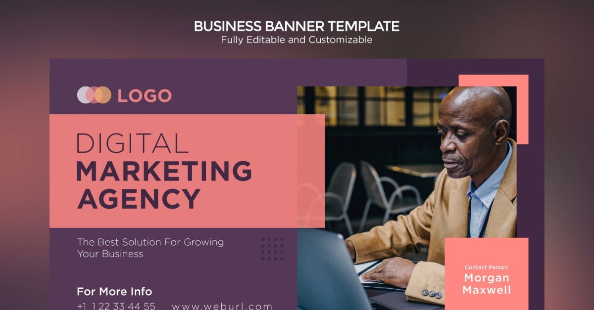 Digital Marketing Agency Business Banner Design Template