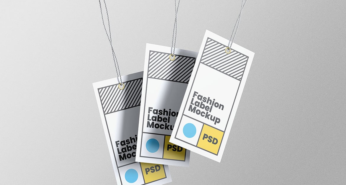 Etiket Etiket Maketi PSD Tasarım Şablonu Cilt 10