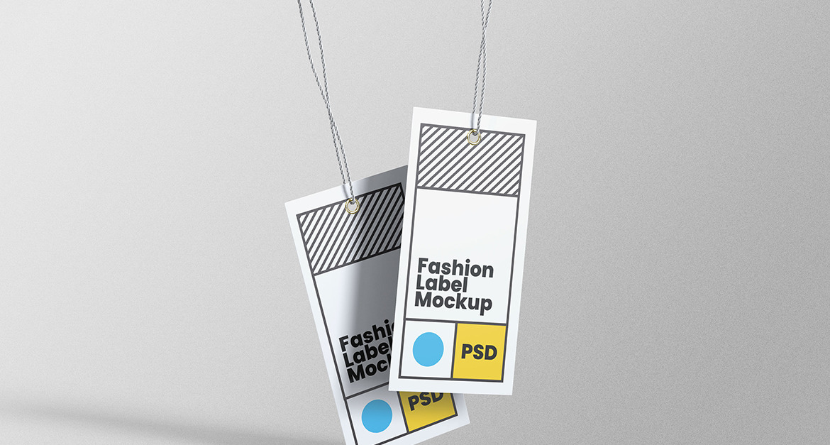 Label Tag Mockup PSD Design Template Vol 09 - TemplateMonster