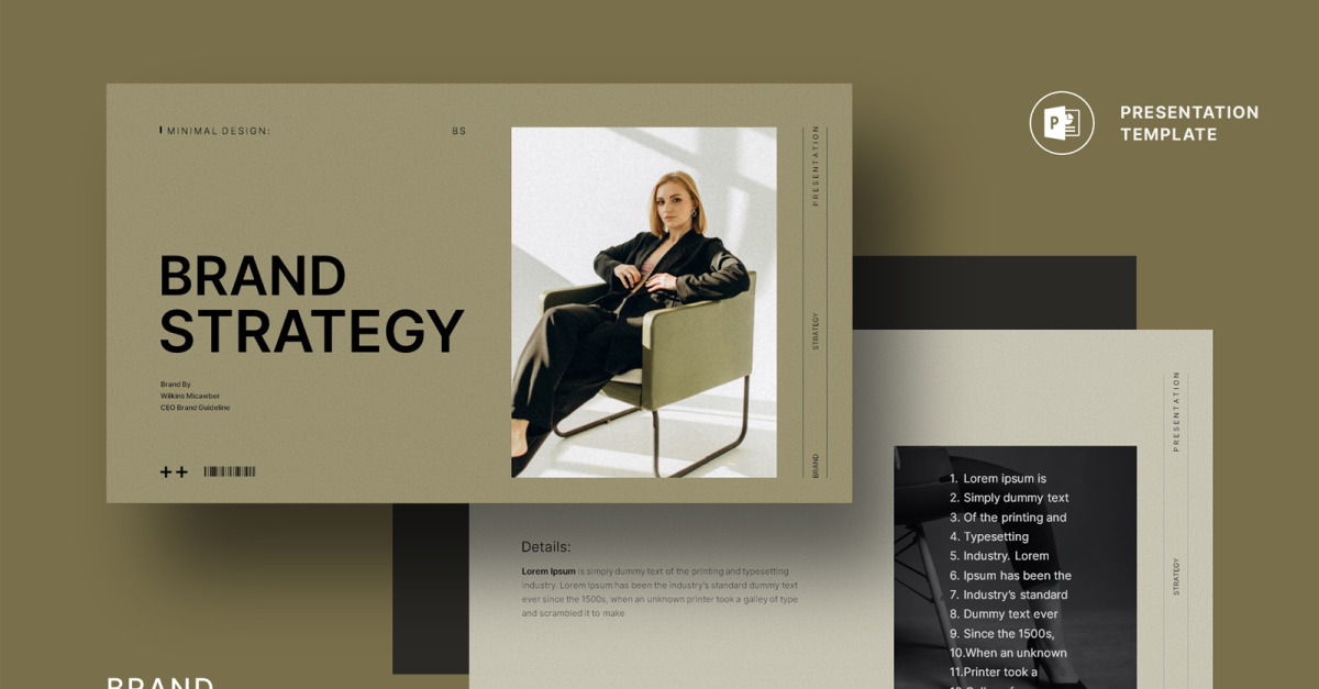 Brand Strategy Presentation Layout #321706 - TemplateMonster