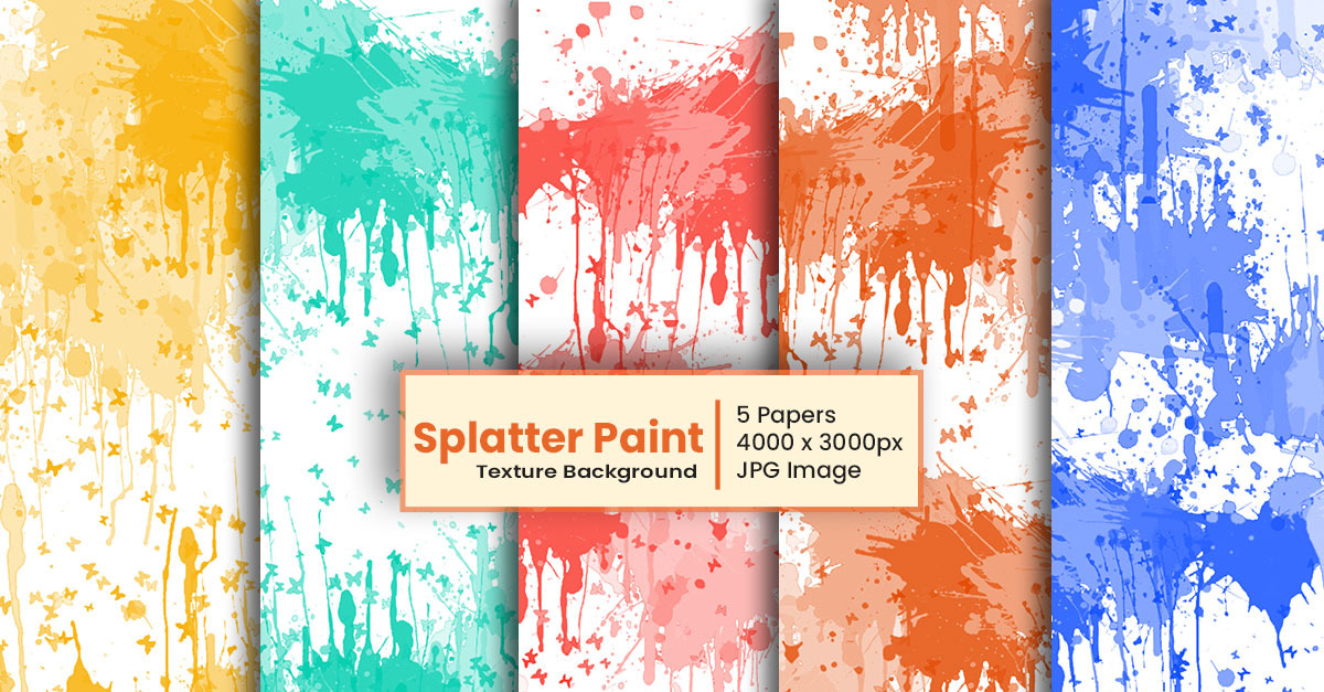 Abstract colorful watercolor paint splatter background. Watercolor ...