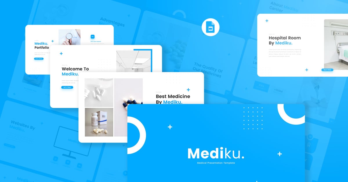 Mediku - Medical Presentation Google Slides Template