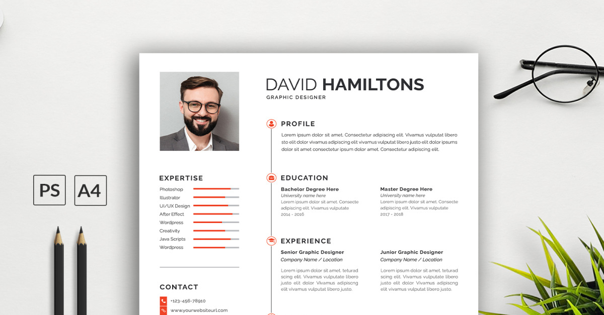 Professional & Clean Resume Template Design