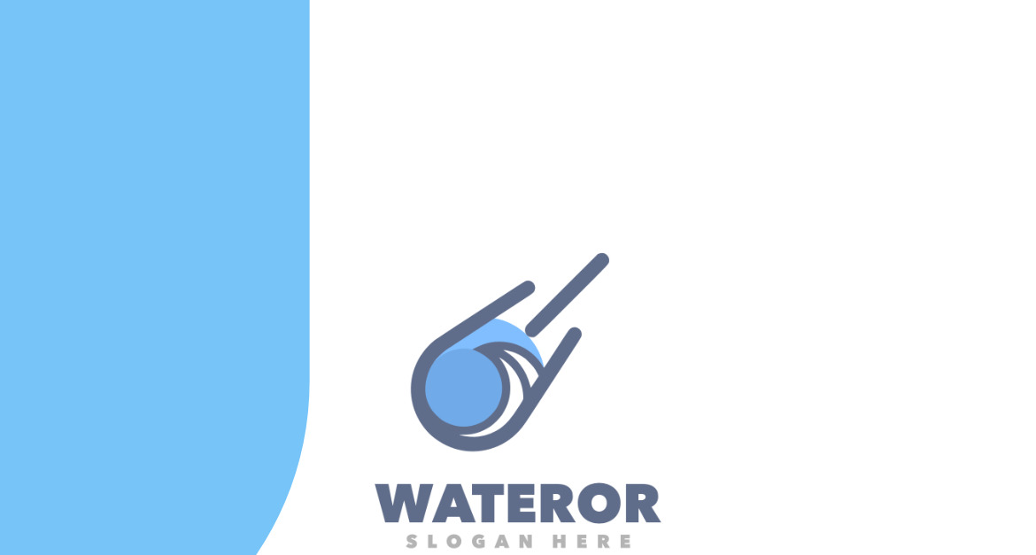 Water drop simple logo template #322805 - TemplateMonster