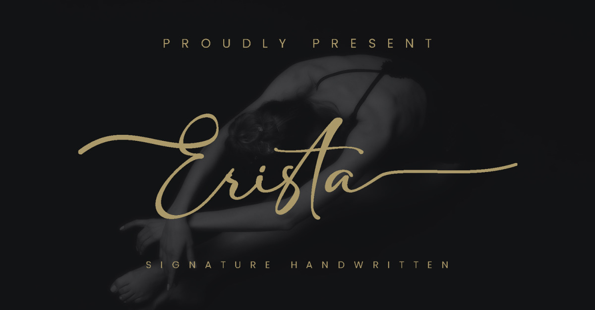 Erista - Handwriting Font #323084 - TemplateMonster