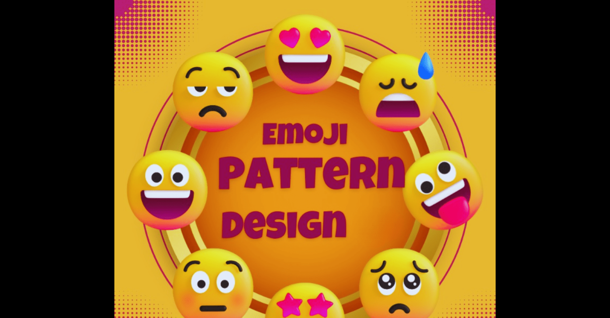 Emojis Pattern Design with User Friendly Features and 4K QUALITY Collection 8
