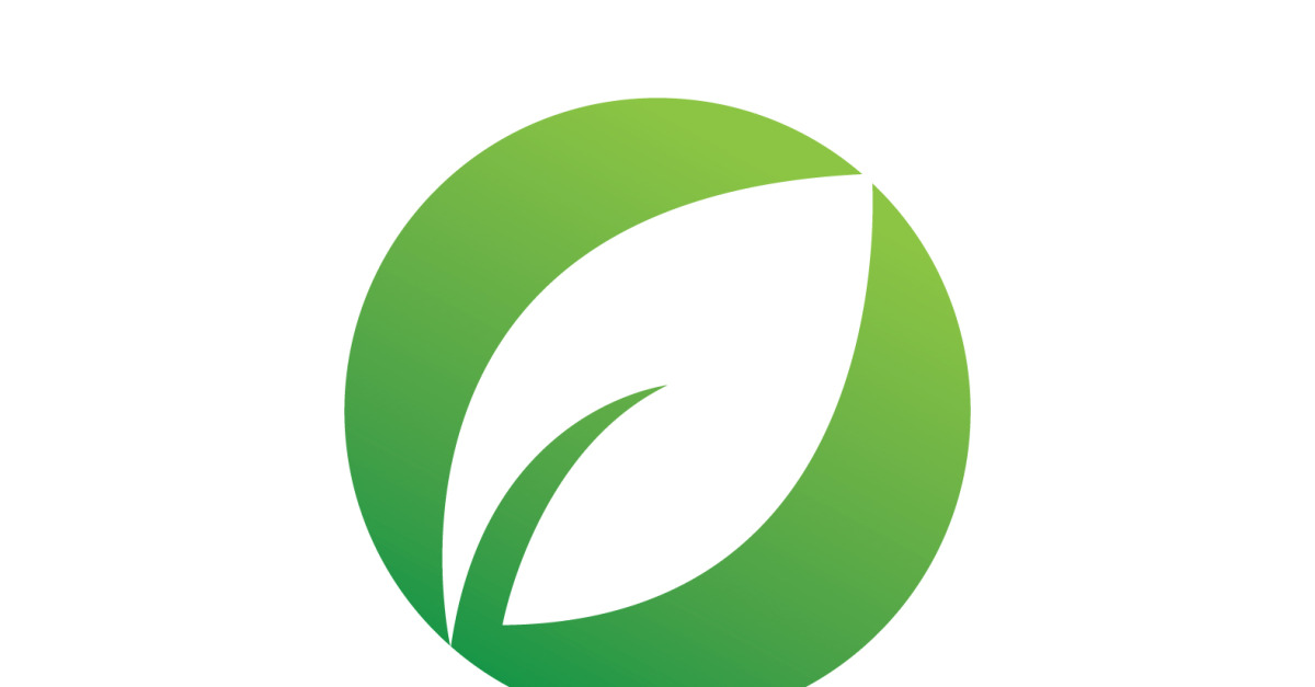 Blatt grün Logo Ökologie Natur Blatt Baum v22