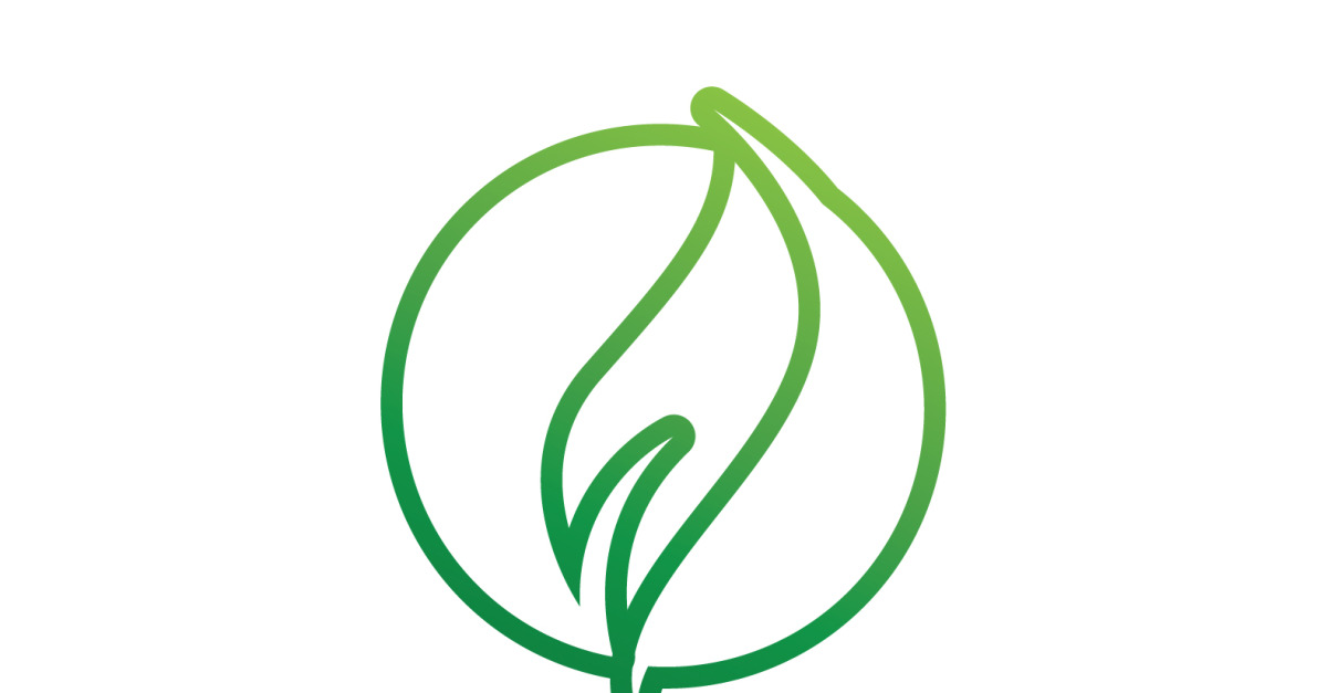 Folha verde logotipo ecologia natureza folha árvore v36