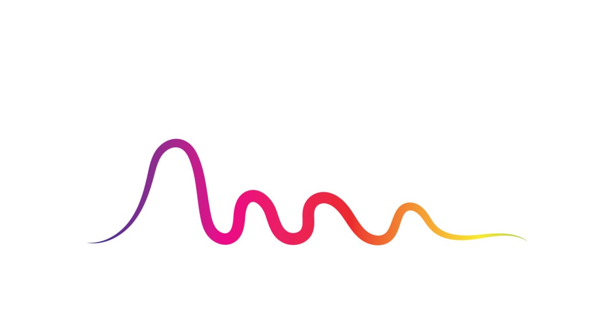 Satır ses dalgası ekolayzır basit eleman logo tasarımı v13