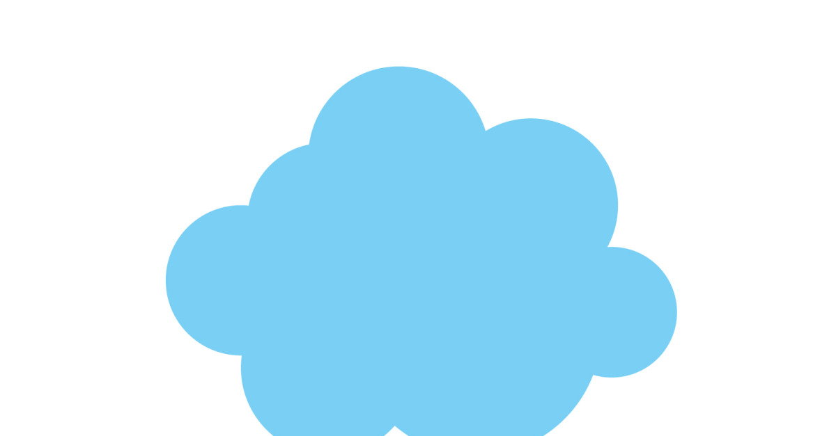 Diseño de elementos de cielo azul en la nube para la empresa de ...
