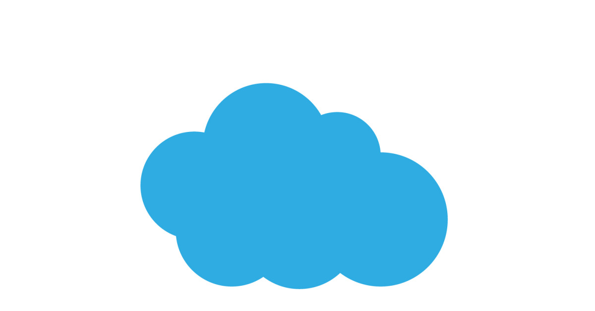 Diseño de elementos de cielo azul en la nube para la empresa de ...