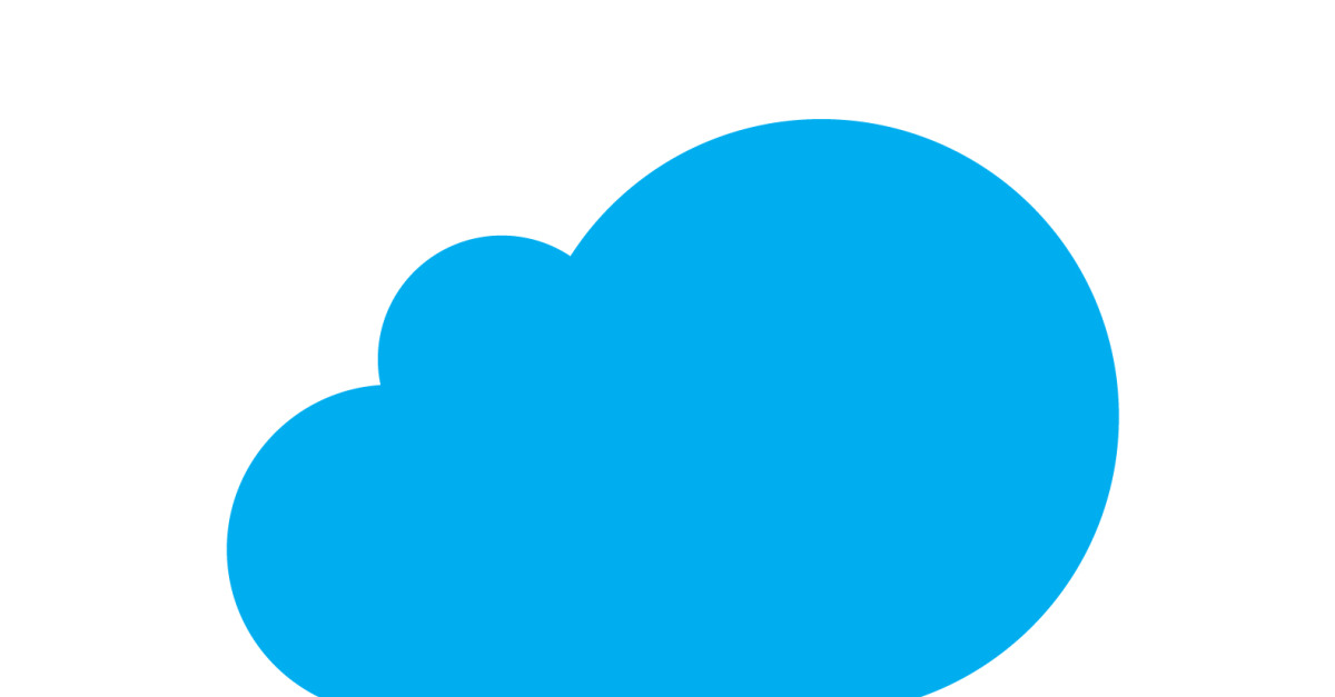 Diseño de elementos de cielo azul en la nube para la empresa de ...