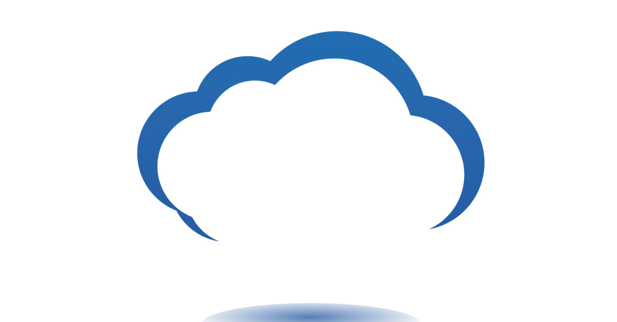 Cloud blue element design logo azienda v26 - TemplateMonster