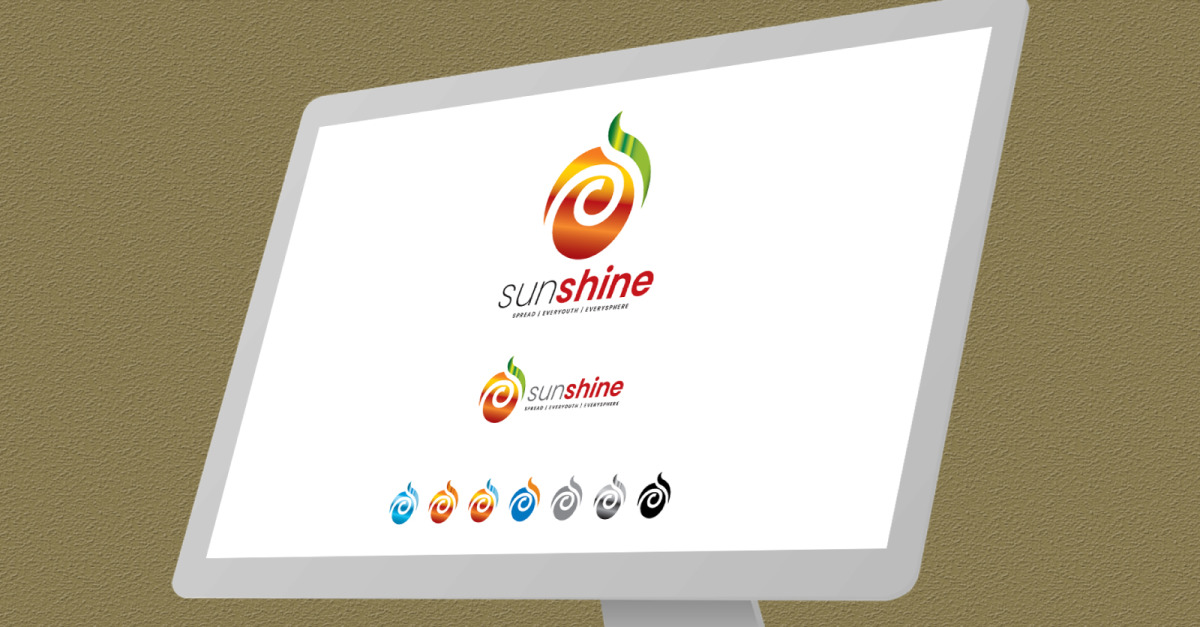 Holiday Tour Vacation and Child School Education Sunrise Logo