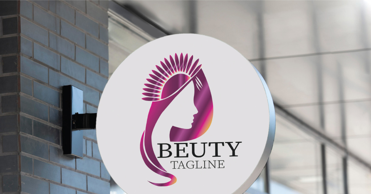 Güzellik Kadın Logo Simge Tasarlamak Vektör - TemplateMonster