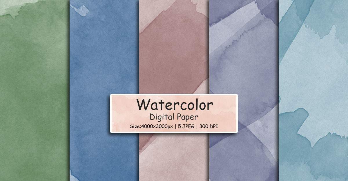 Watercolor digital paper and texture, paint splatter texture background ...