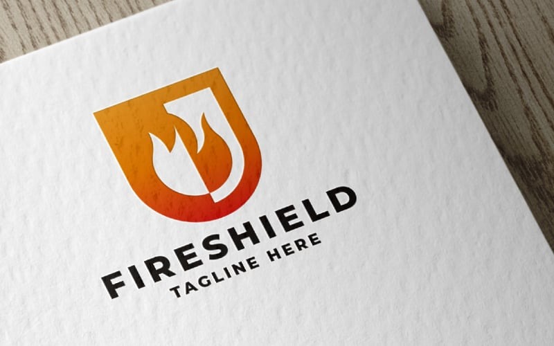 Fire Shield Pro Logo Template #325696 - TemplateMonster