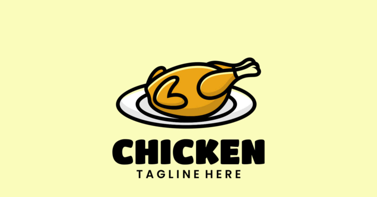 Chicken Simple Mascot Logo Style #325891 - TemplateMonster