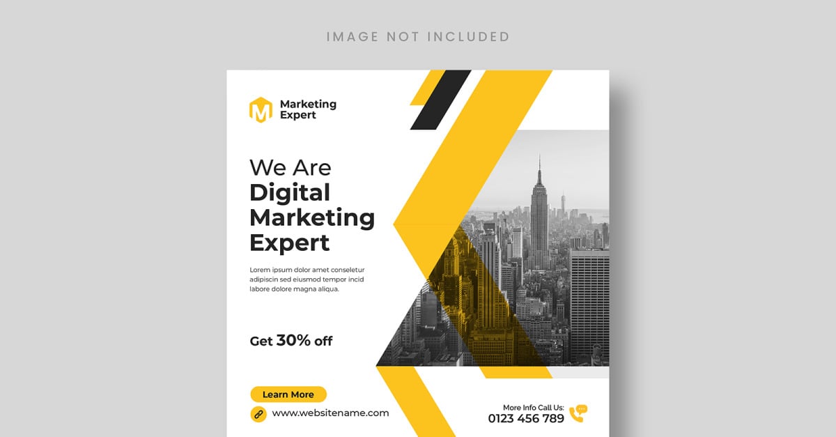 Digital Marketing Social Media Poster Templates