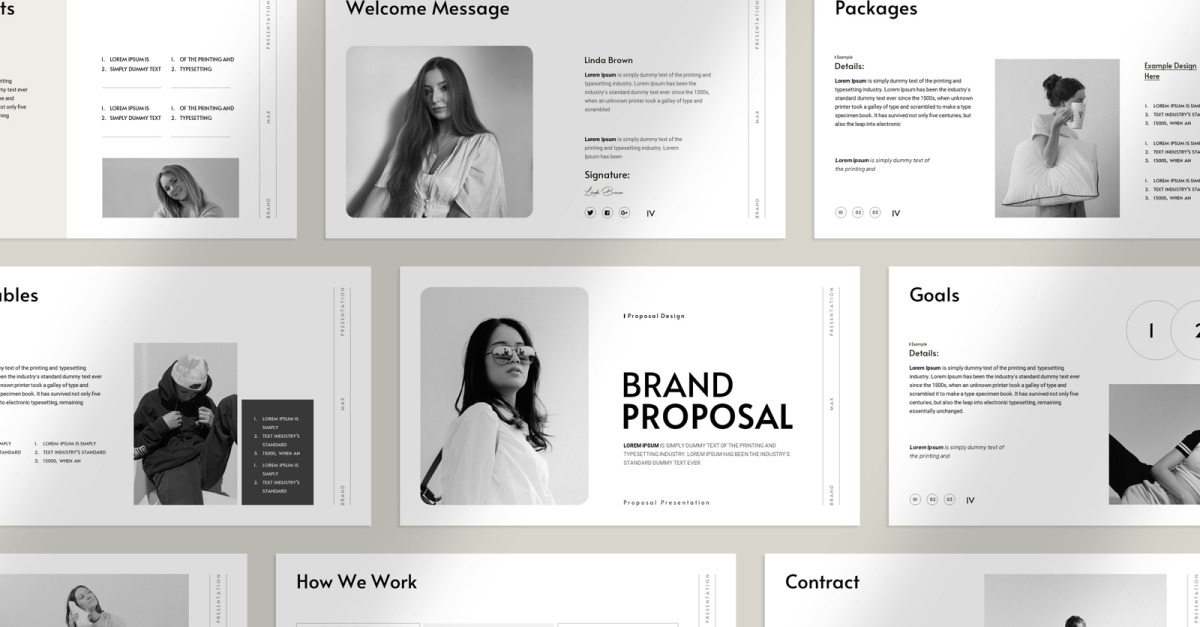 Corporate Brand Proposal Presentation - TemplateMonster