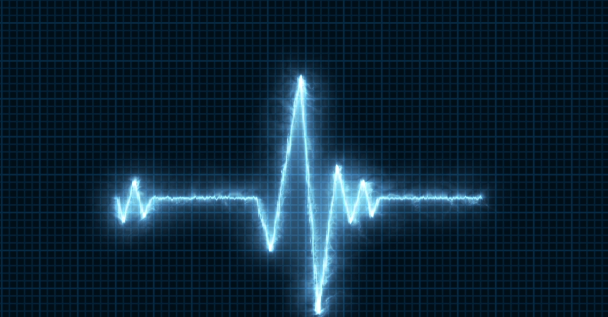 Animated Glowing ECG Heartbeat Display - TemplateMonster