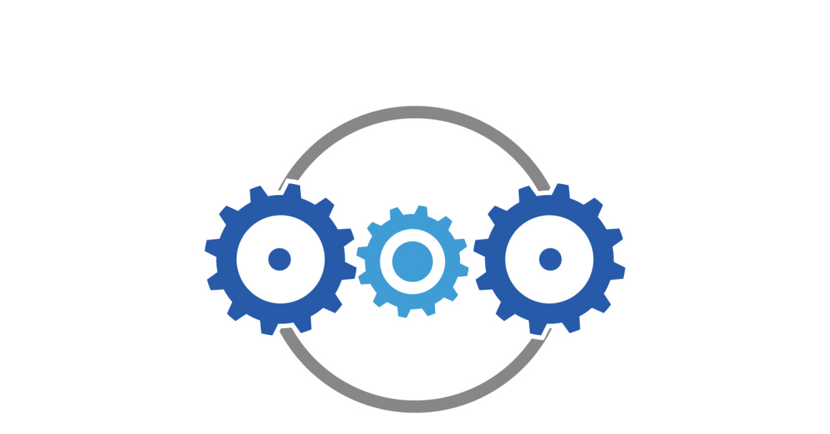 Gear machine symbol logo design vector v10 - TemplateMonster