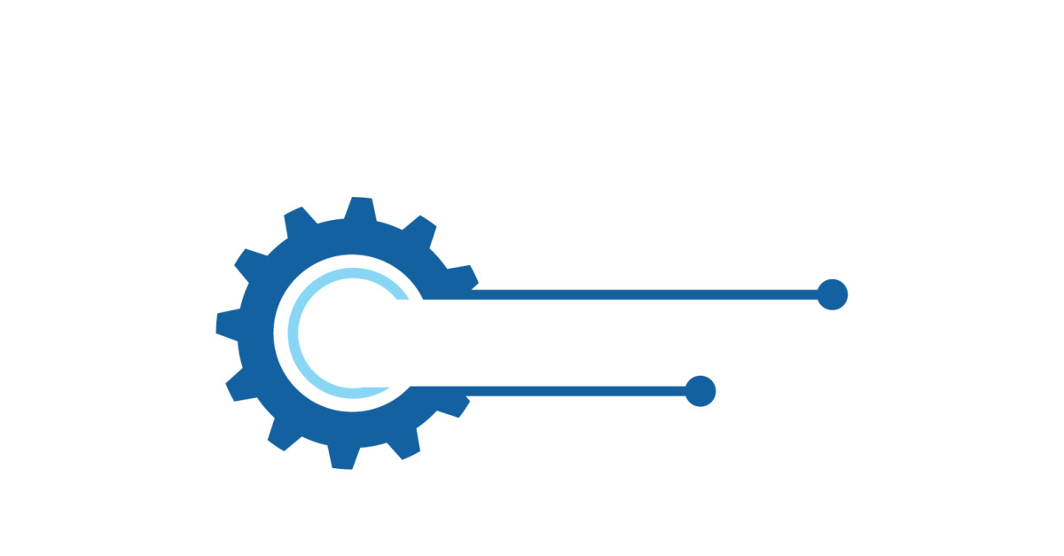 Gear machine symbol logo design vector v7 - TemplateMonster